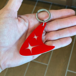 Mid Century Modern Keychain | "atomic Boomerang" Design | ONE Single ...