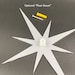 Mid Century Modern MIRROR Atomic Starburst individual Silver or Gold ...