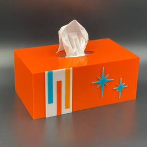 Mid Century Modern "modline" Tissue Box Cover | Retro Home Decor ...