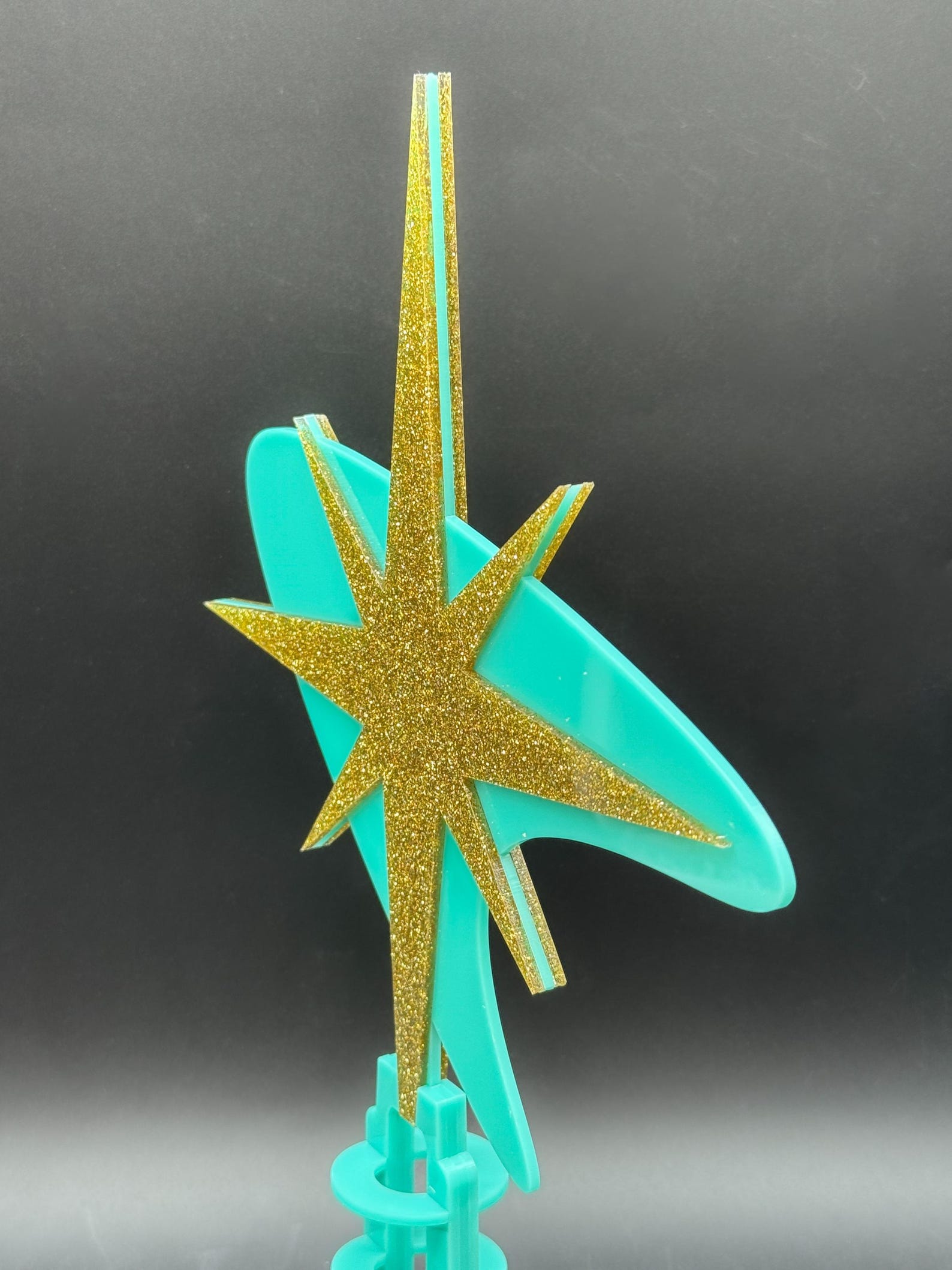 Mid Century Modern Tree Topper: Retro Atomic Christmas Decor - Etsy