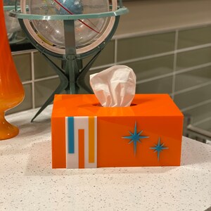 Mid Century Modern "modline" Tissue Box Cover | Retro Home Decor ...