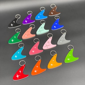 Mid Century Modern Keychain | "atomic Boomerang" Design | ONE Single ...