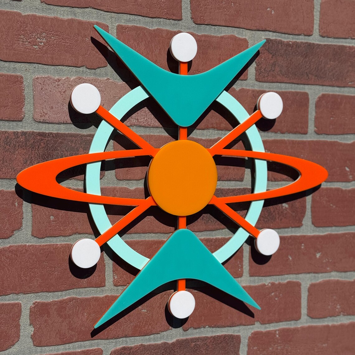 Mid Century Modern Door Wreath | "atomisphere" Design | Retro Wall Art ...