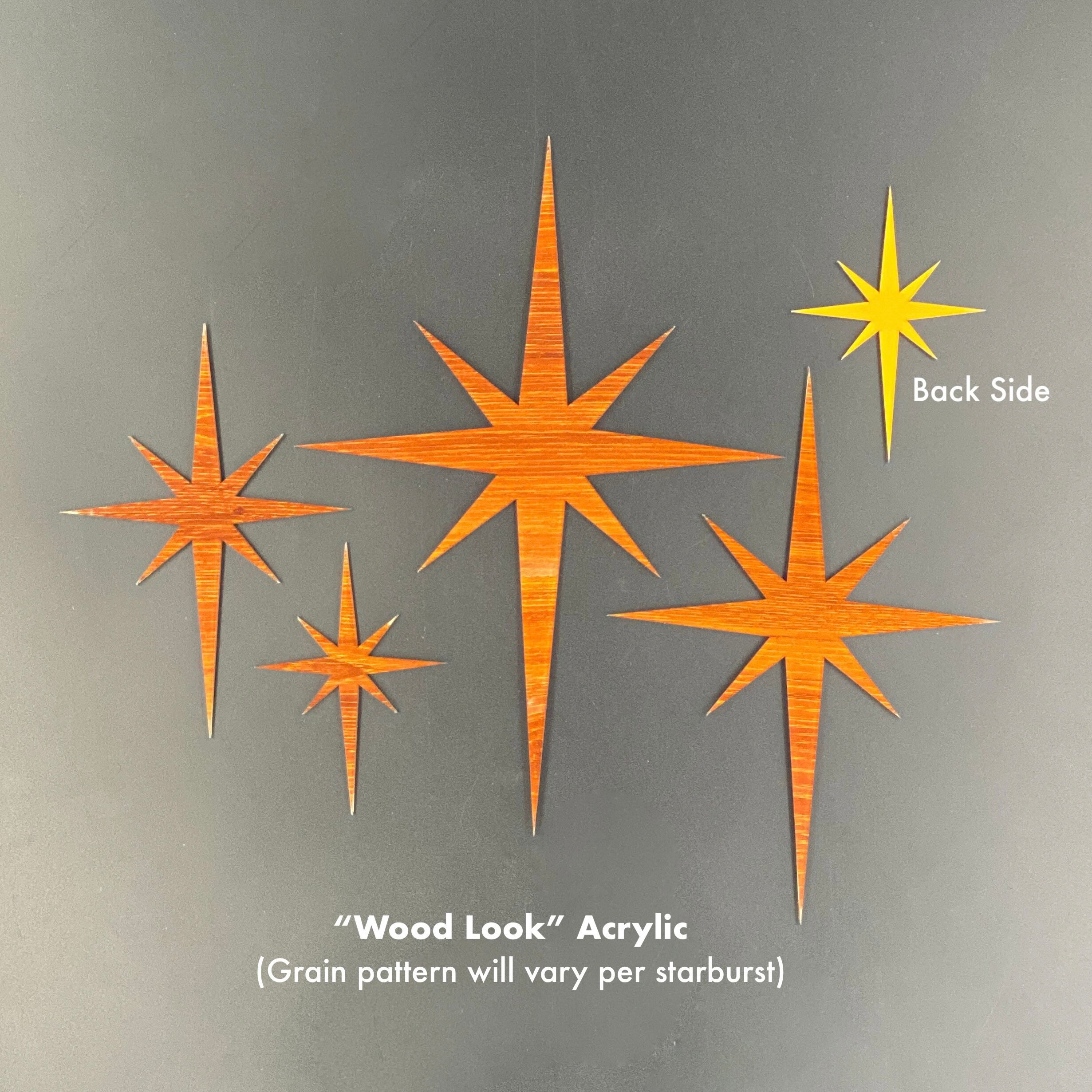Mid Century Modern Atomic Starburst individual Atomic - Etsy