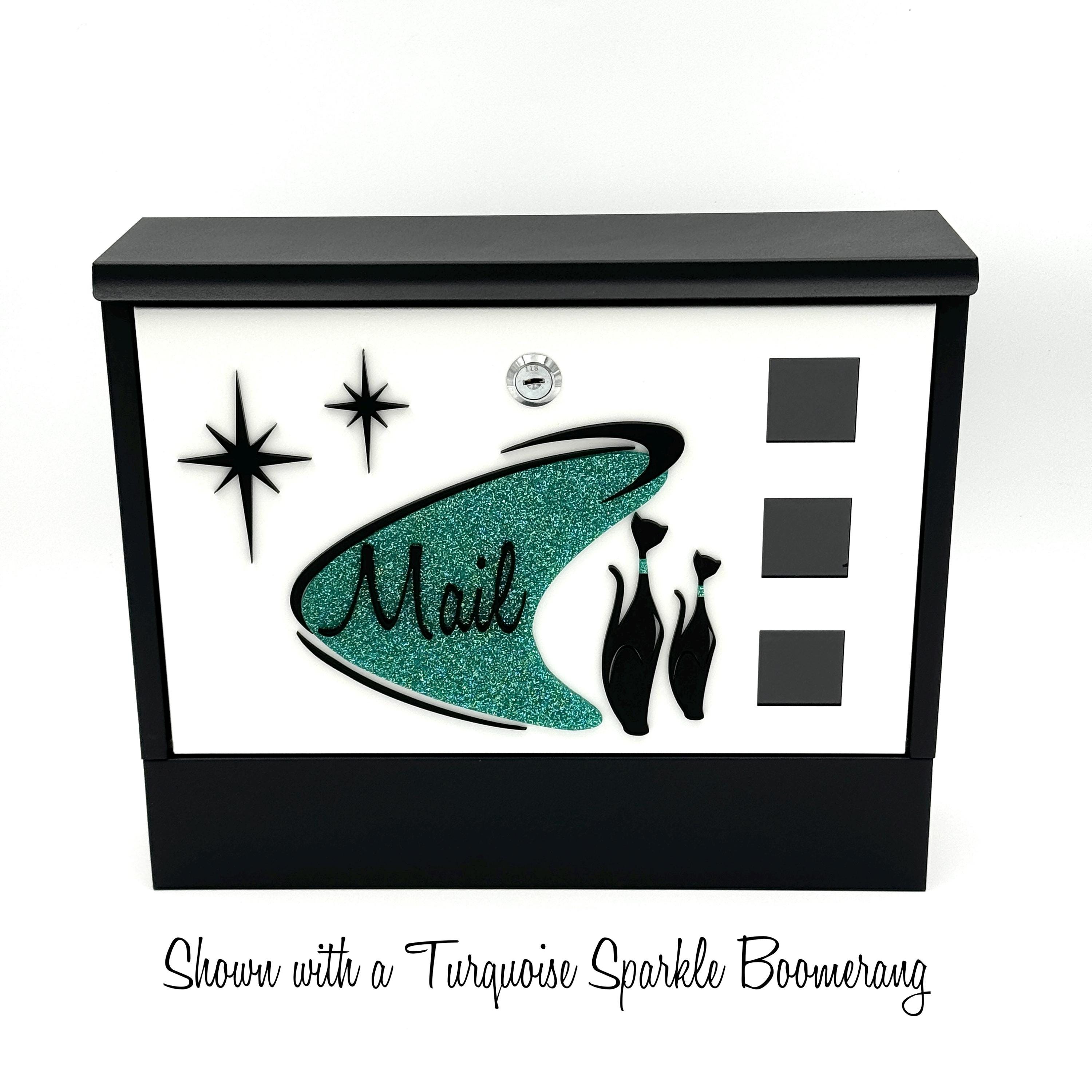 Mid Century Modern "hip Cat" Boomerang Mailbox | Sexton Cats Inspired ...