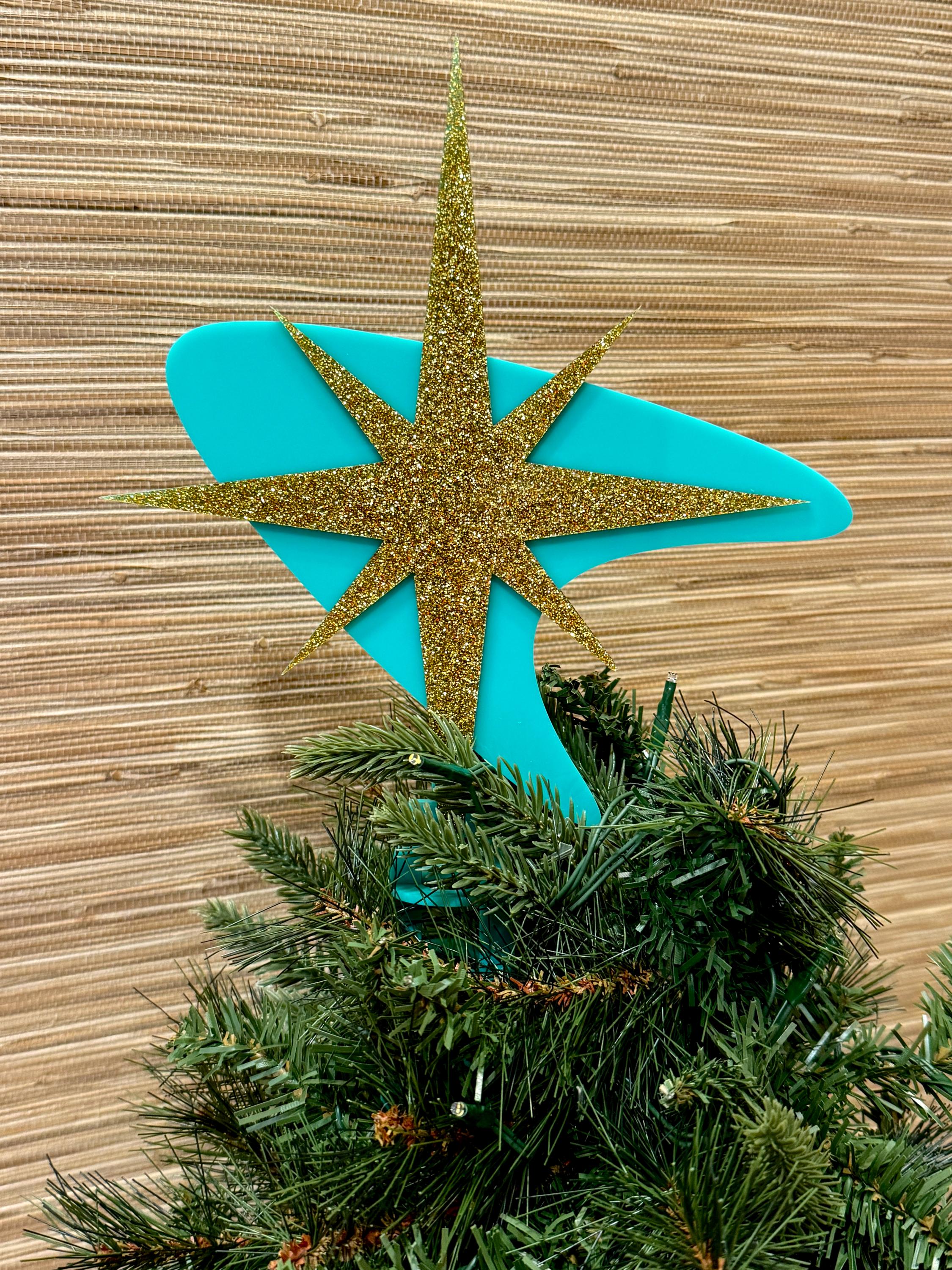 Mid Century Modern Tree Topper: Retro Atomic Christmas Decor - Etsy