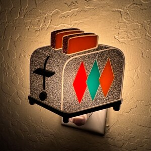 Mid Century Modern "toaster" Night Light | Vintage Toaster | Retro ...