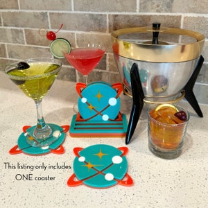 3D Atomic Coaster | ONE Individual Coaster | "cosmic Coaster" Design ...