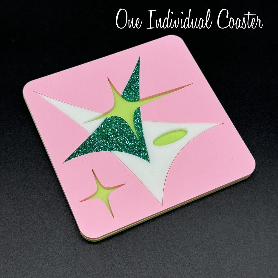 Mid Century Modern Coaster | ONE Individual Coaster | "space Age ...