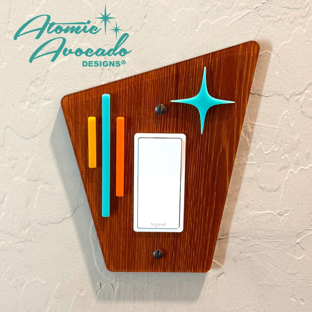 Mid Century Modern "modline" Switch Plate Cover | GFI Outlet Cover ...