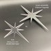 Mid Century Modern MIRROR Atomic Starburst (individual) | Silver or ...