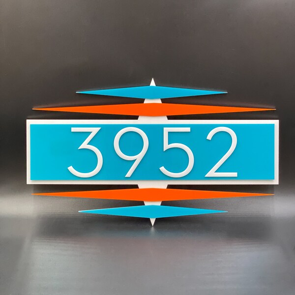 Mcm House Numbers - Etsy