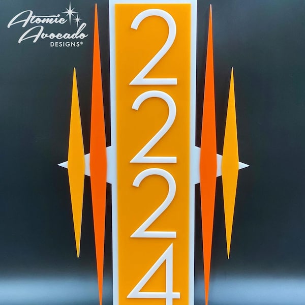 Mcm House Numbers - Etsy