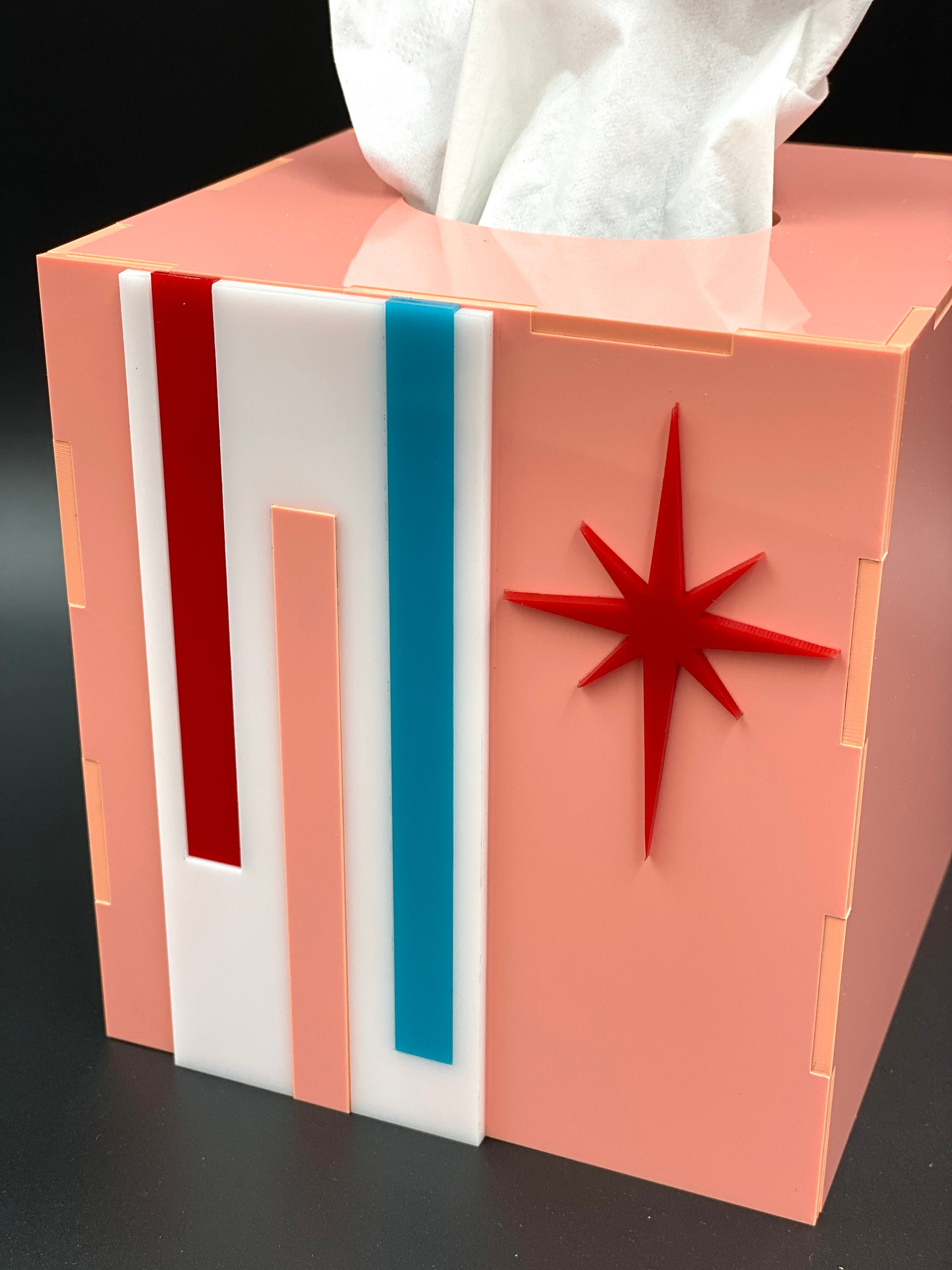 Mid Century Modern Tissue Box Cover | "modline" Design | Retro Style ...