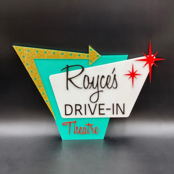 Drive in Movie Sign - Etsy