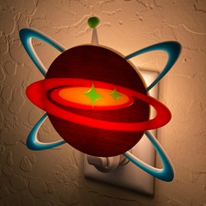 Mid Century Modern Night Light | "cosmos" Design | Ambient Lighting ...