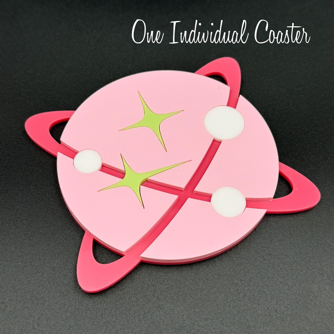 Atomic Coaster | ONE Individual Coaster | "cosmic Coaster" Design ...