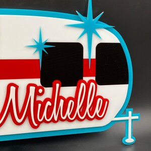 3D Mid Century Modern "travel Trailer" Sign | Retro RV | Vintage Camper ...