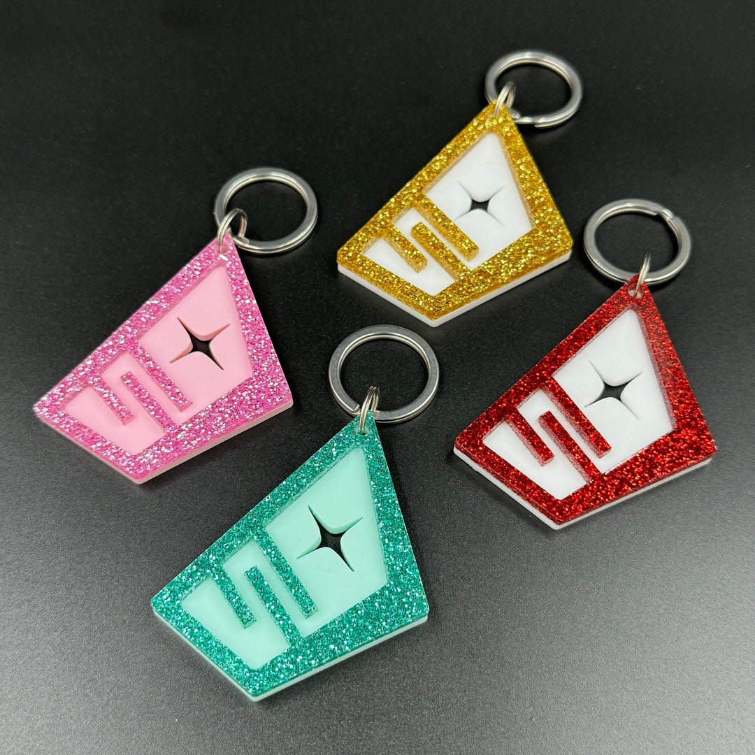 Mid Century Modern Keychain | "starlite" Design | ONE Single Keychain ...