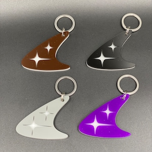 Mid Century Modern Keychain | "atomic Boomerang" Design | ONE Single ...