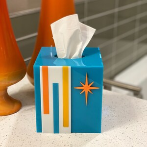 Mid Century Modern Tissue Box Cover | "modline" Design | Retro Style ...