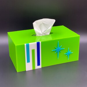 Mid Century Modern Tissue Box Cover | "modline" Design | Retro Style ...