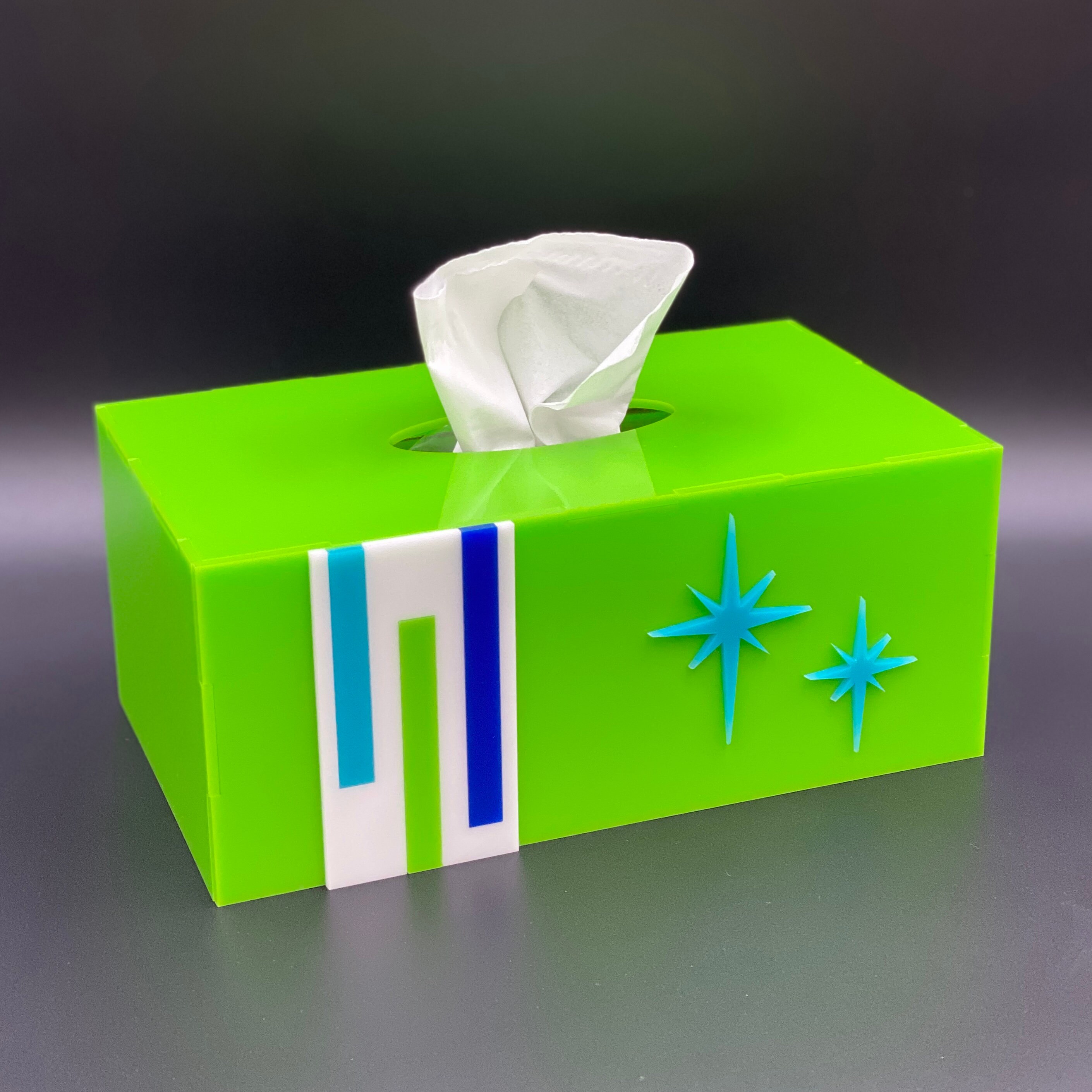 Mid Century Modern Tissue Box Cover | "modline" Design | Retro Style ...