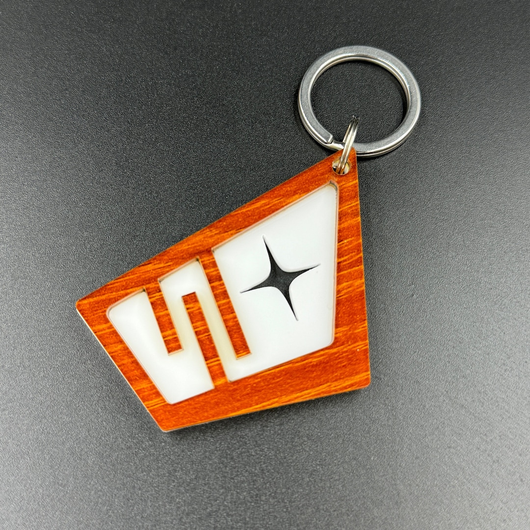 Mid Century Modern Keychain | "starlite" Design | Housewarming Gift ...