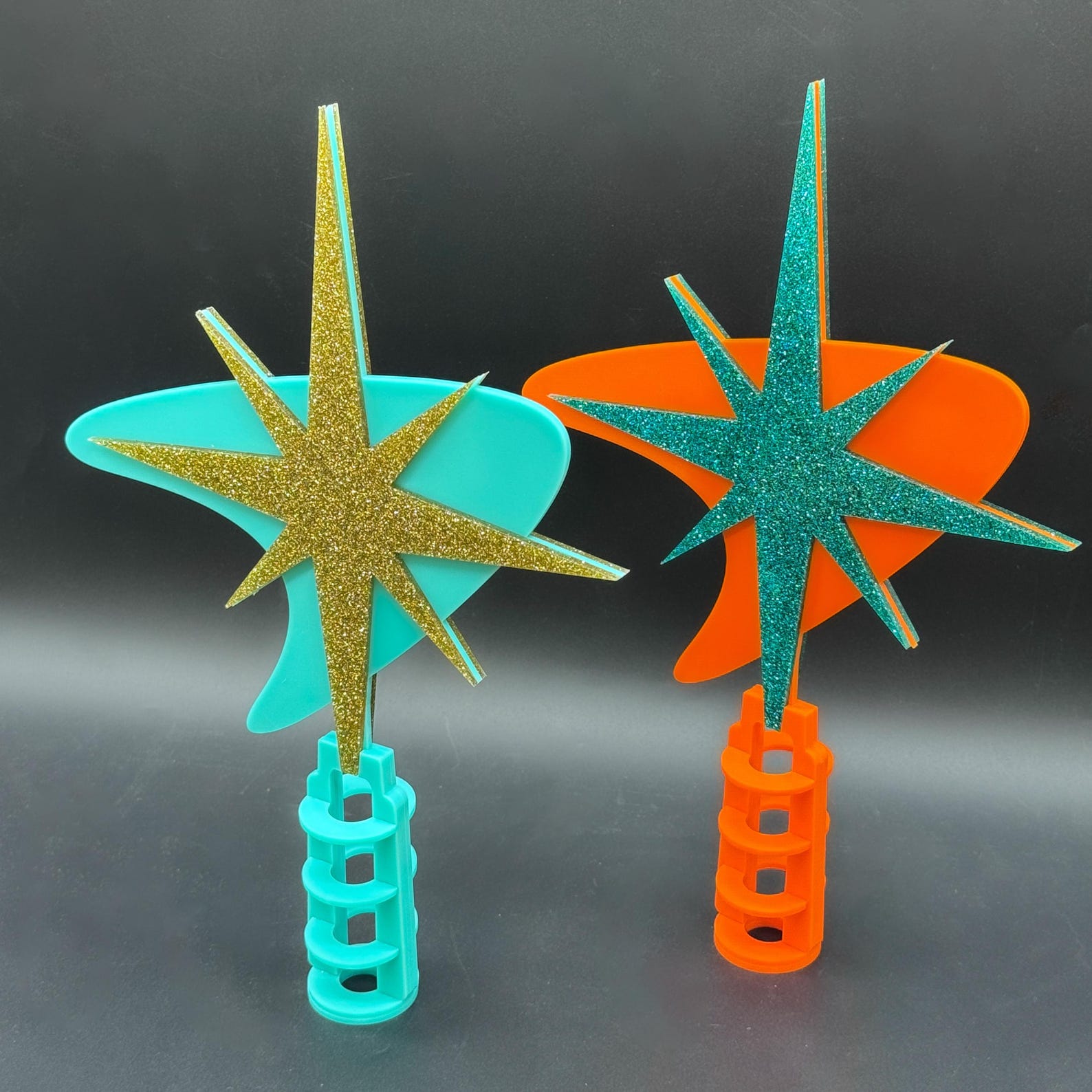 Mid Century Modern Tree Topper: Retro Atomic Christmas Decor - Etsy