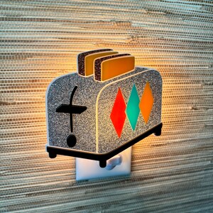 Mid Century Modern "toaster" Night Light | Vintage Toaster | Retro ...