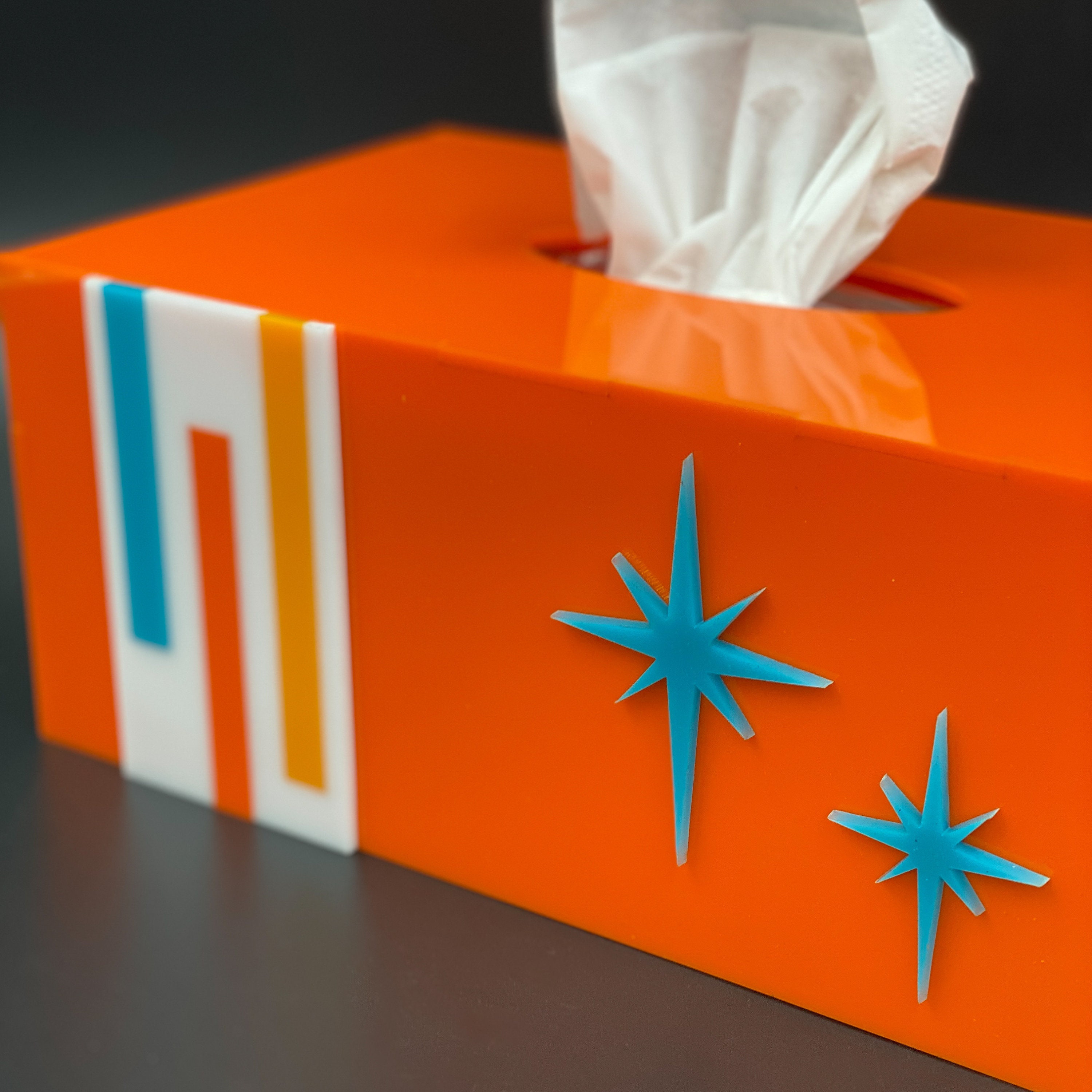 Mid Century Modern Tissue Box Cover modline - Etsy Canada