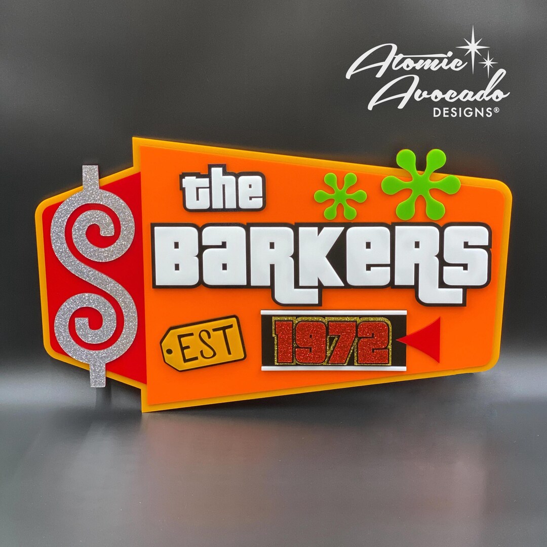 Personalized "price is Right" Family Name Sign | Retro Seventies ...