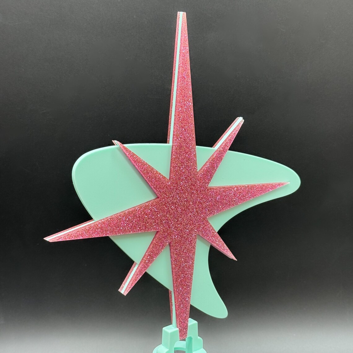 Mid Century Modern Tree Topper: Retro Atomic Christmas Decor - Etsy