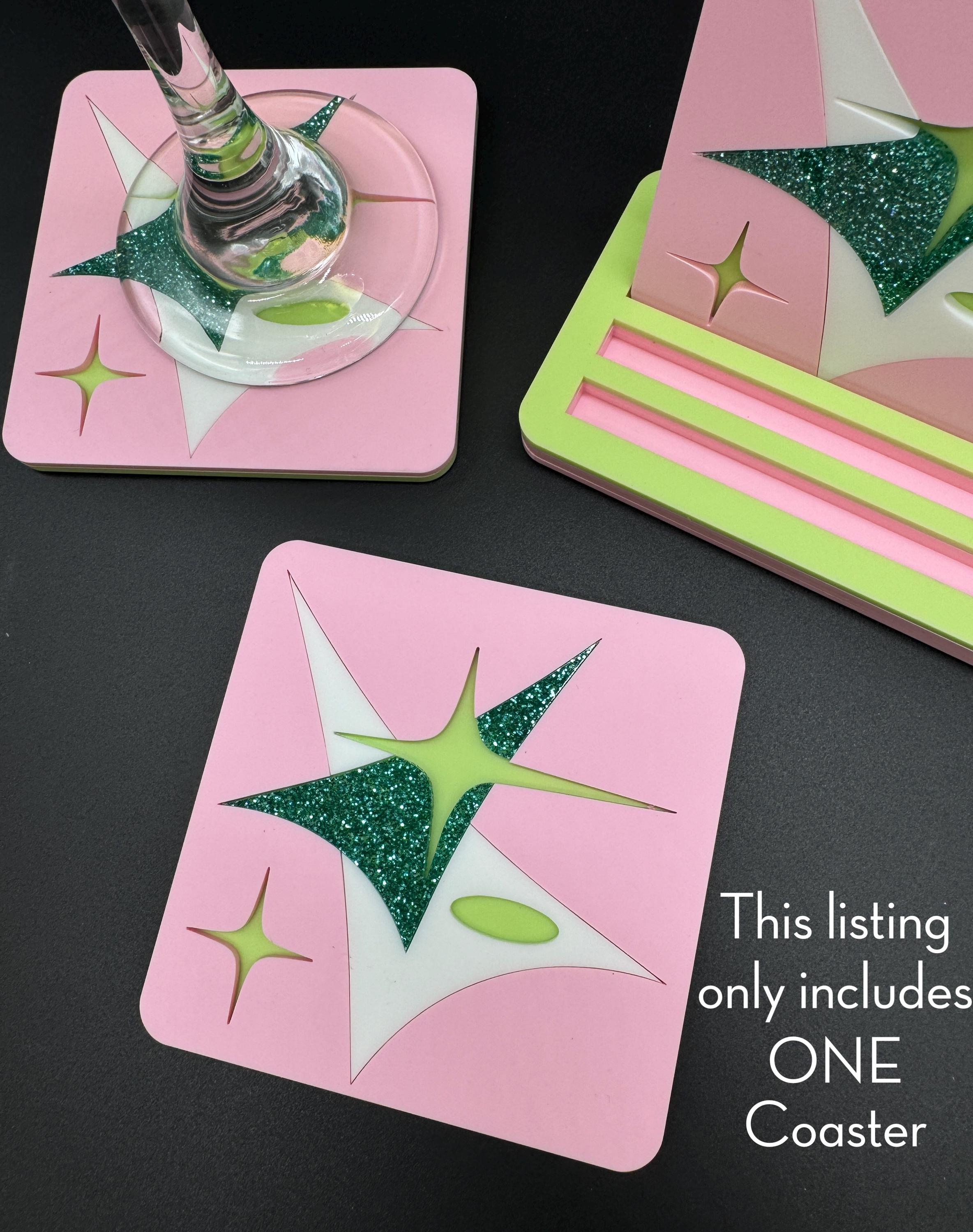 Mid Century Modern Coaster | ONE Individual Coaster | "space Age ...