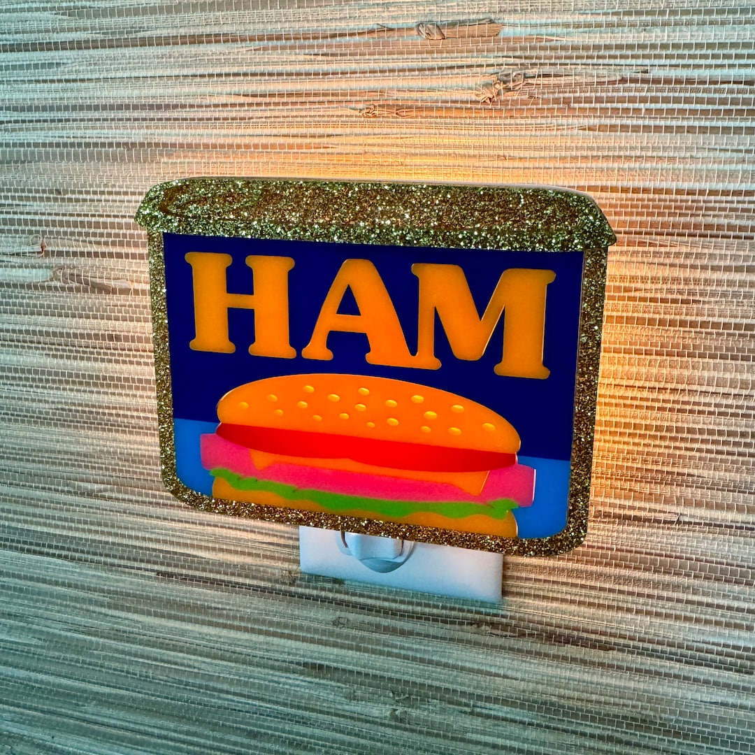 3D "canned Ham" Night Light | Nostalgic Kitchen Decor | Retro Food ...