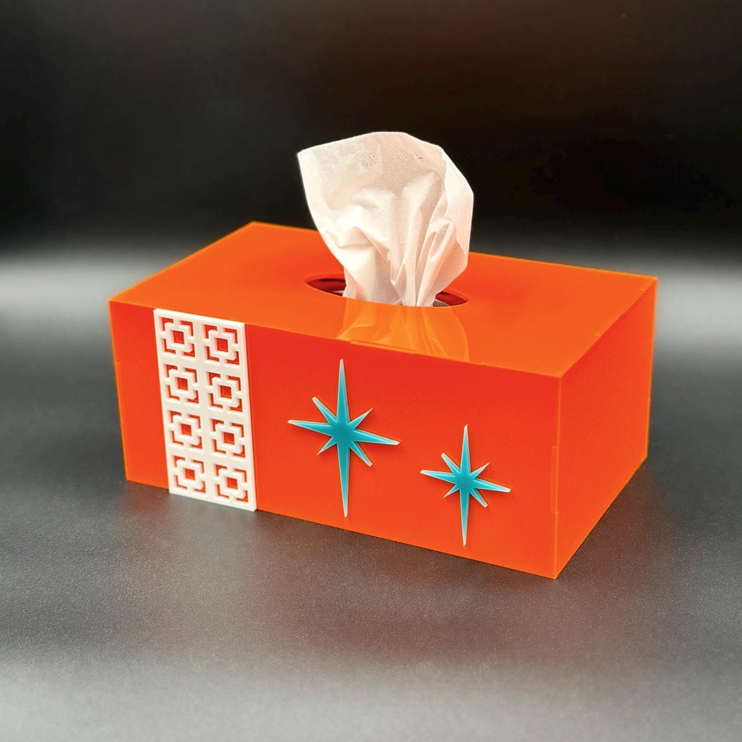 Mid Century Modern "breeze Block" Tissue Box Cover | Retro Tissue Box ...