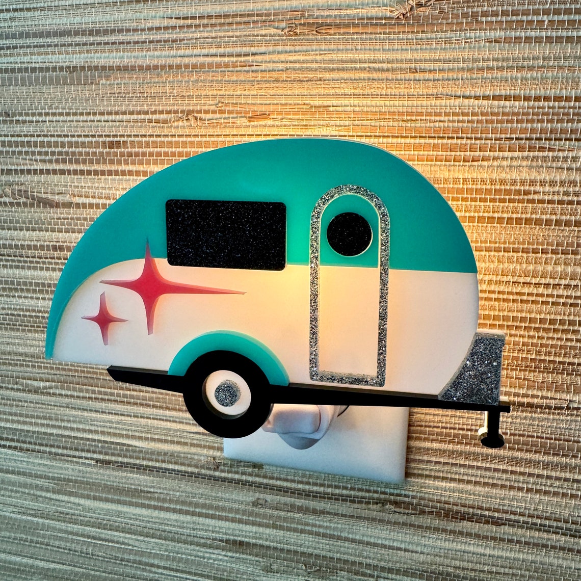 Mid Century Modern" Teardrop Camper" Night Light | Vintage Style Travel ...