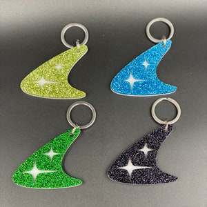 Mid Century Modern Keychain | "atomic Boomerang" Design | ONE Single ...