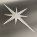 Mid Century Modern MIRROR Atomic Starburst (individual) | Silver or ...