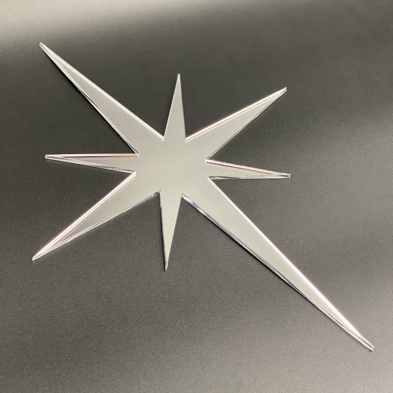 Mid Century Modern MIRROR Atomic Starburst individual - Etsy