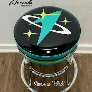 Mid Century Modern Bar Stool: Retro Atomic Space Age Diner Furniture - Etsy
