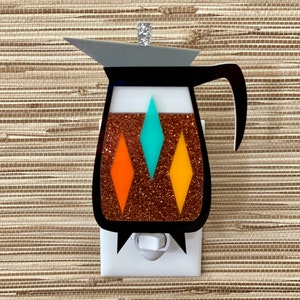 Mid Century Modern "percolator" Night Light: Retro Coffee Pot - Etsy