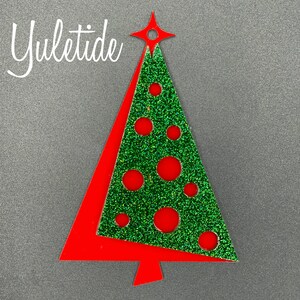 Mid Century Modern Christmas Ornament | "yuletide" Design | Holiday ...