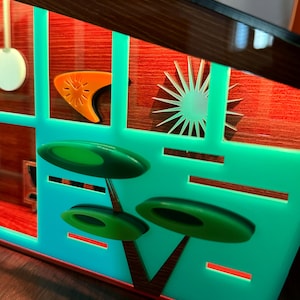 Mid Century Modern "atomic Ranch" Lamp | Retro Diorama | Atomic Avocado ...