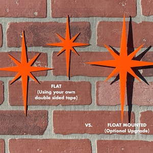 Mid Century Modern Atomic Starburst (individual) | 1/8" Thick (3mm ...