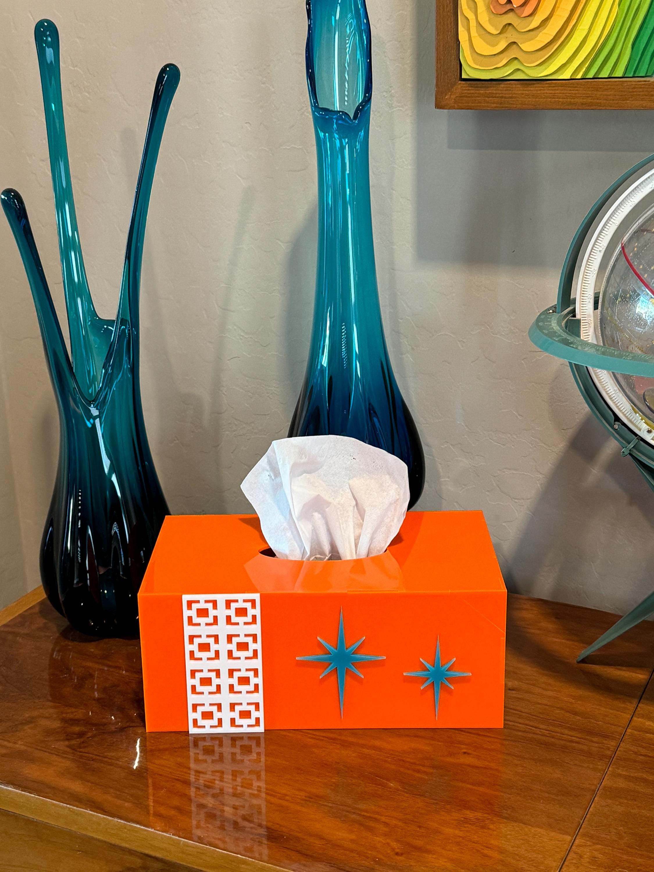 Mid Century Modern "breeze Block" Tissue Box Cover | Retro Tissue Box ...