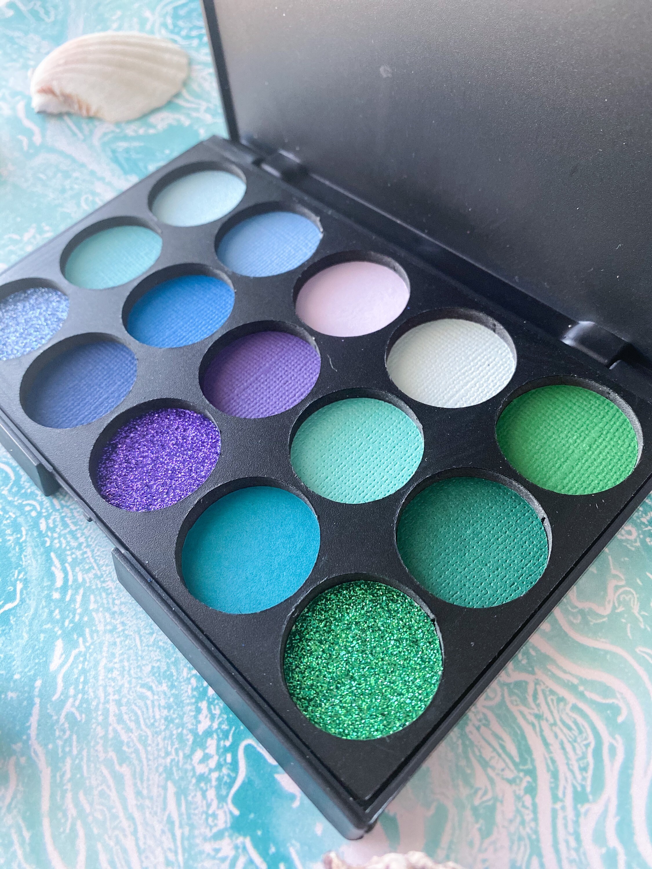 Under the Sea Pretend Eyeshadow Palette Pretend Makeup | Etsy