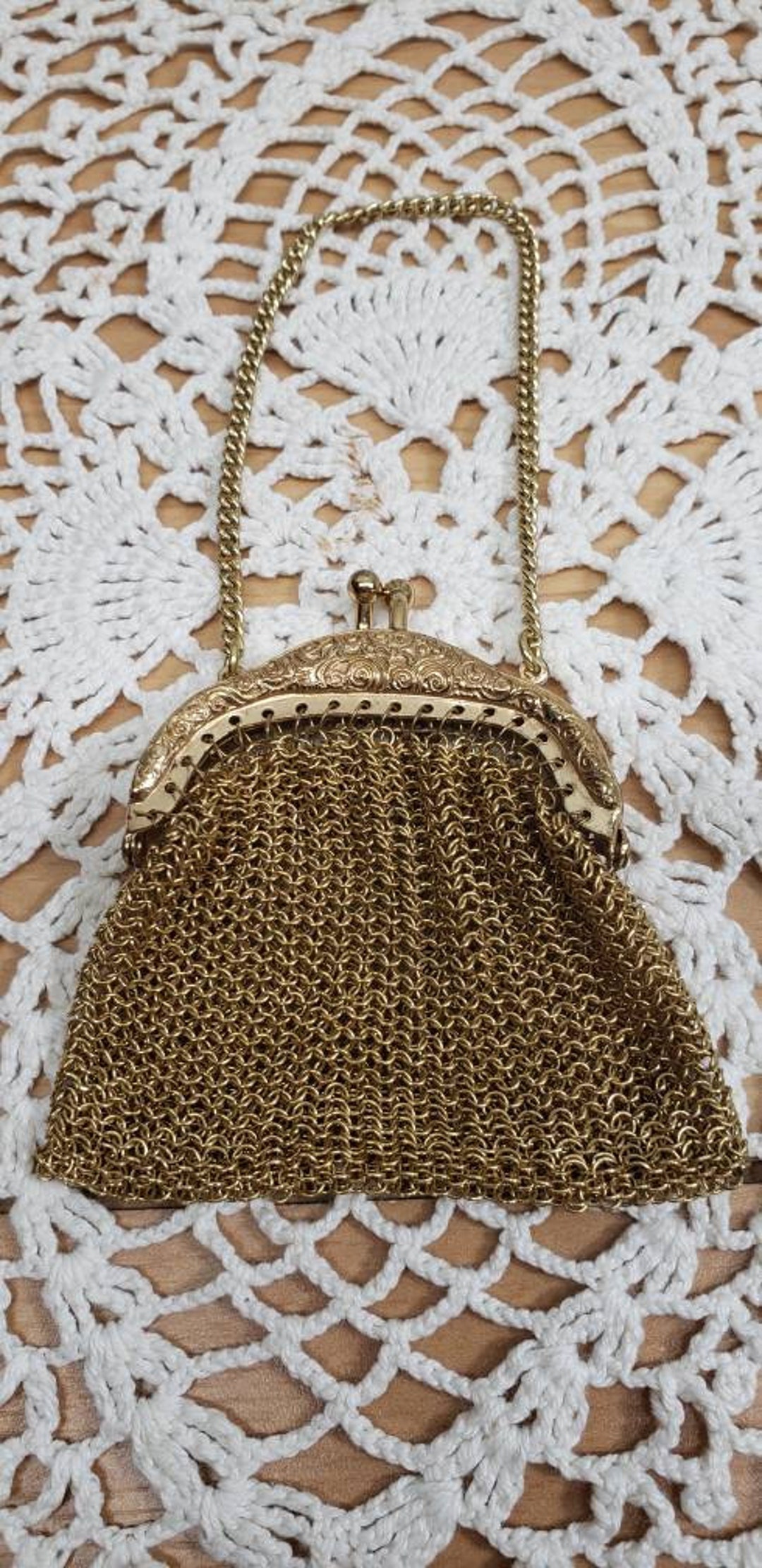 Vintage Chain Mail German Purse Excellent Condition No - Etsy
