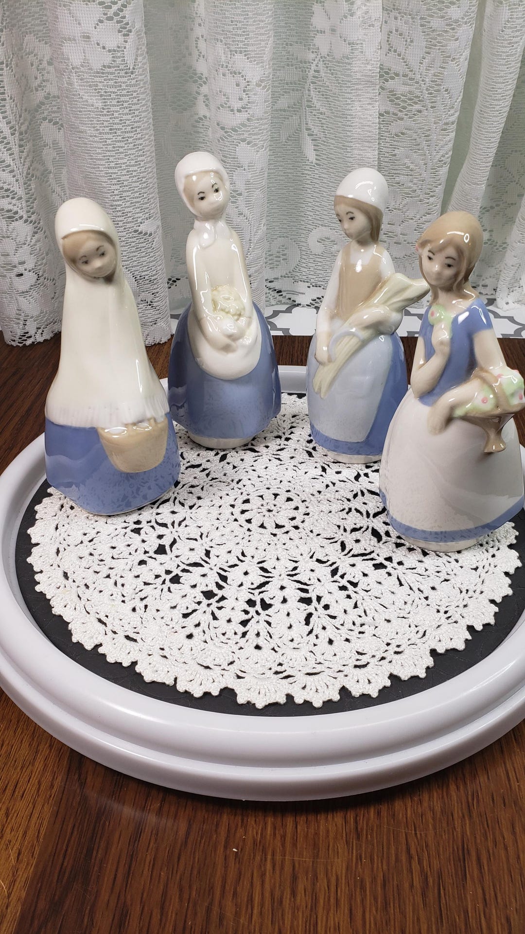 Rex Valencia Porcelain Figurines Made in Spain in the 1970s Set of 4 ...