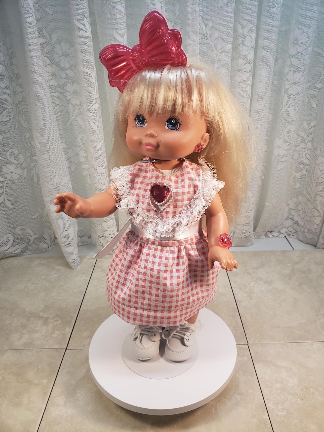 Vintage PJ Sparkles Doll, Made by Mattel, Works Great, New Dress, Shoes ...